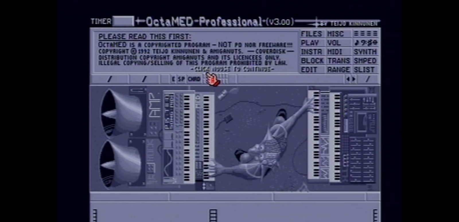 OctaMED Professional Music Tracker Capabilities On The Amiga 500