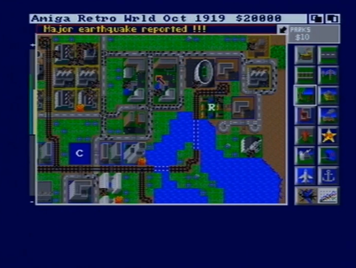 A Modern Sim City V1.1 Tutorial & Review – Amiga 500